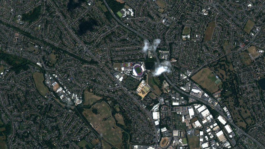SSTL's S1-4 Satellite Images the Commonwealth Games | Small Satellite ... SSTL's S1-4 Satellite Images the Commonwealth Games | Small Satellite ...